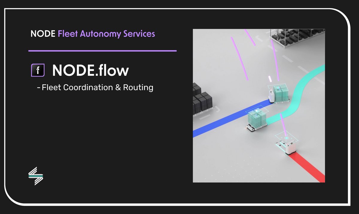 Pioneering Mobile Robot Traffic Coordination with NODE.flow